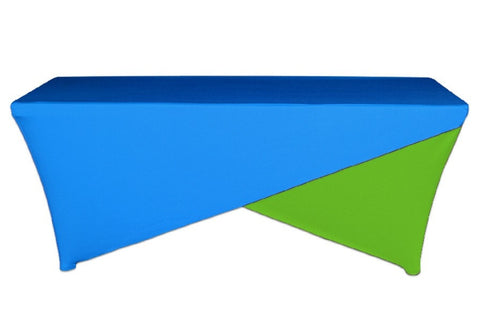 CrissCross 6' Unprinted Trade Show Table Cover