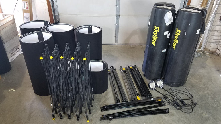 Skyline Mirage Plus Self-locking 10' Pop-up Display - Used