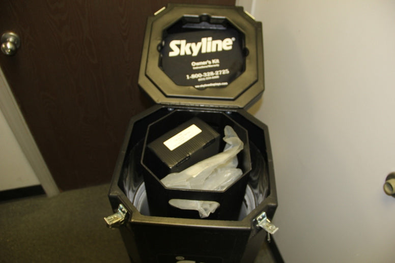 6' Skyline Mirage Tabletop Pop-up Display - Nice! 6' x 52"